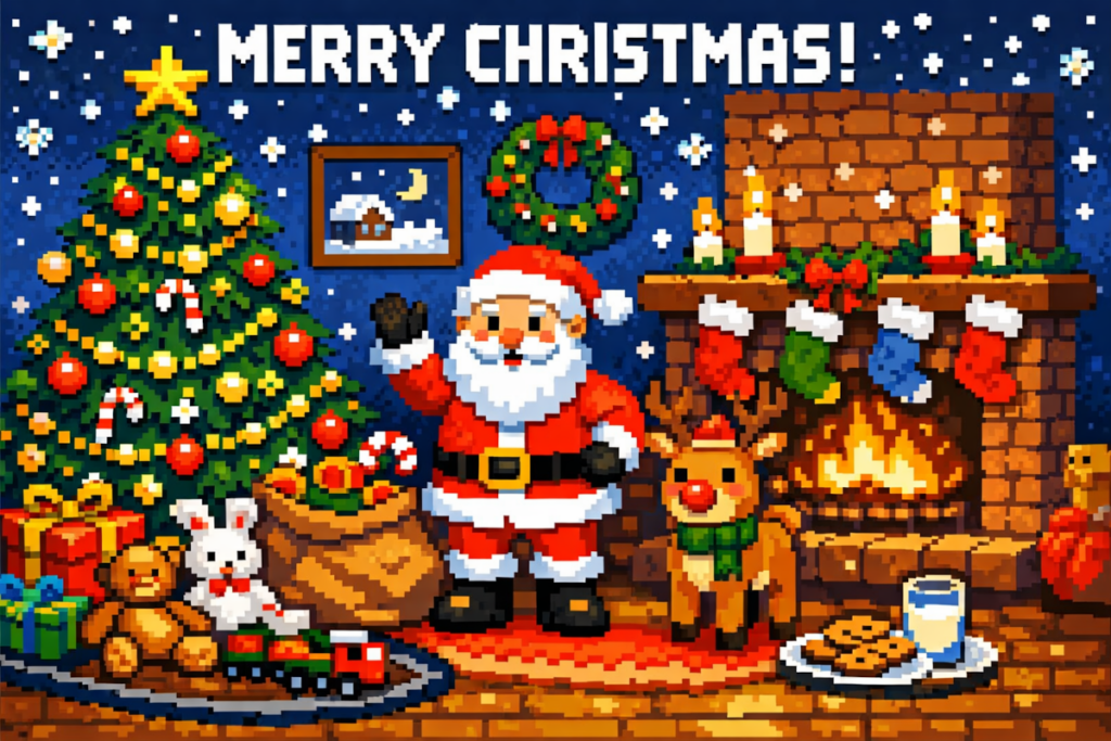 Le pixel art de Noël facile : un guide étape par étape pour les ...